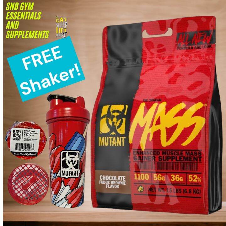 Mutant Mass 15 LBS with FREE SHAKER (2 flavors Availble) | Lazada PH