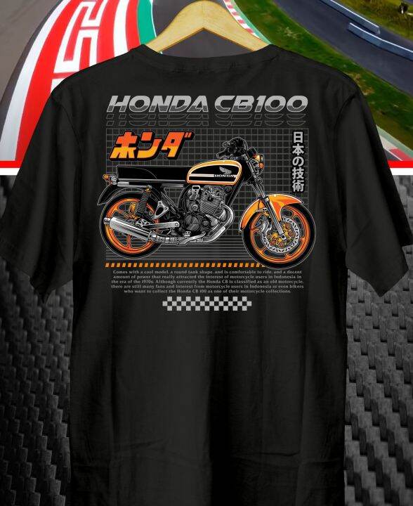 Kaos Motor CB100 Style // Kaos CB 100 | Lazada Indonesia