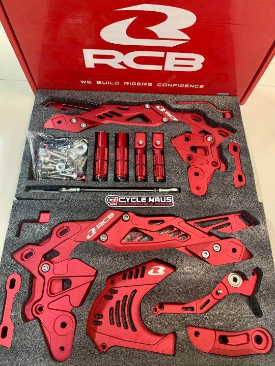 RCB Footrest full set s2 Y15ZR (folding pedal) sniper 150 | Lazada PH