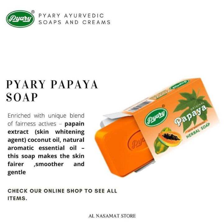 Pyary Papaya Whitening Soap | Lazada PH
