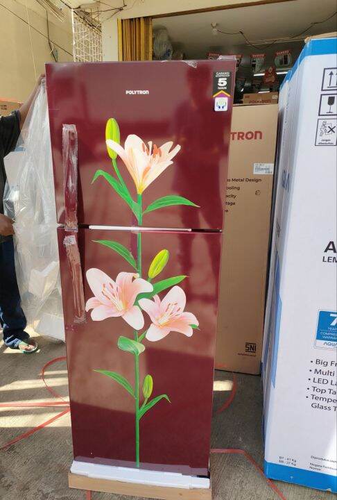 POLYTRON Kulkas 2 Pintu Beauty Steel [220L] PRB -237 Khusus Cikampek ...