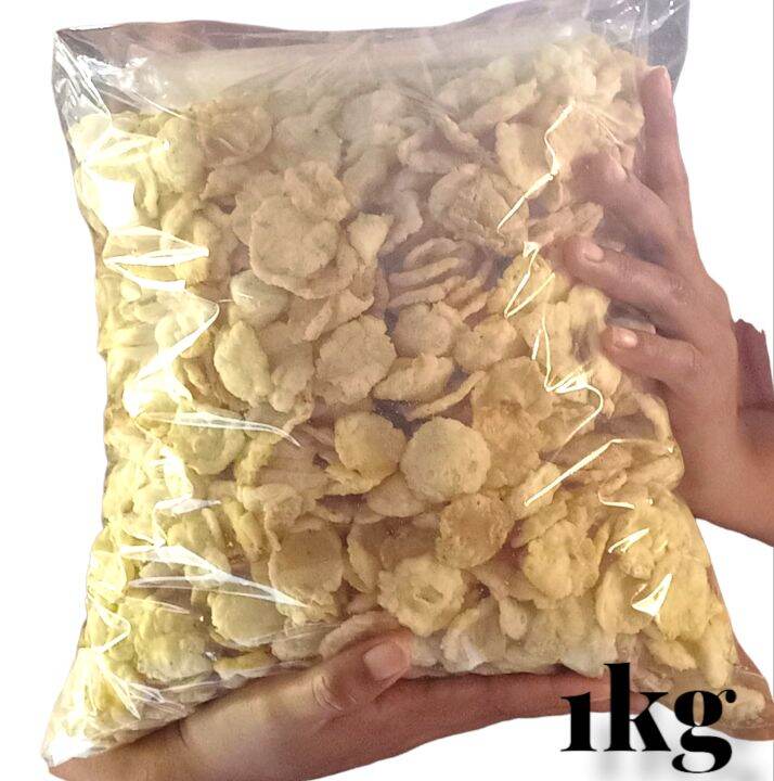 snack emping melinjo original asin 1kg // kerupuk emping dari melinjo ...