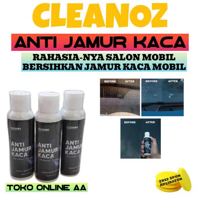 Cleanoz Anti Jamur Pembersih Kerak Kaca Jamur Mobil dan Kaca Aquarium ...