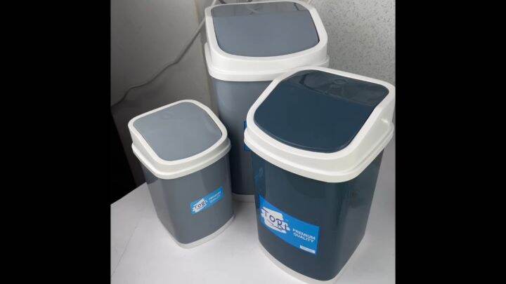 TORI HOME Small Dustbin 2.5L 5L 8.5L | Rubbish Bin | Paper Dustbin ...