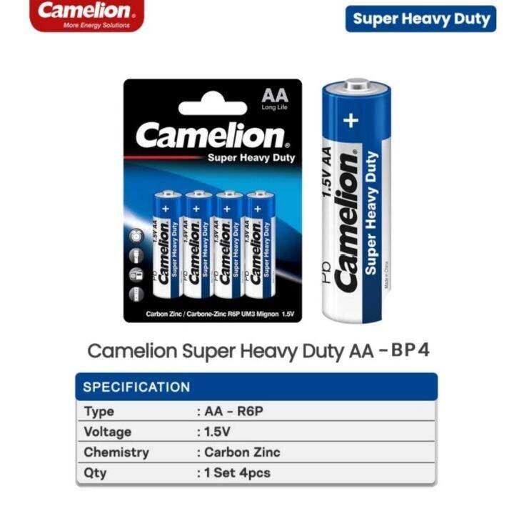 Baterai alkaline AA Super Heavy duty BP24 Camelion | Lazada Indonesia