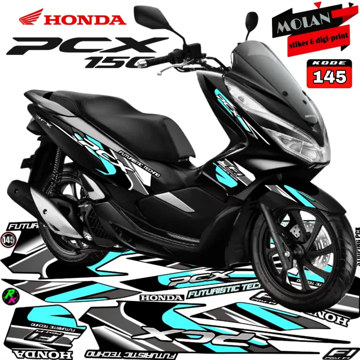 Decal Sticker Striping Variasi Honda PCX 150 2018-2021 - PCX Abs - PCX ...