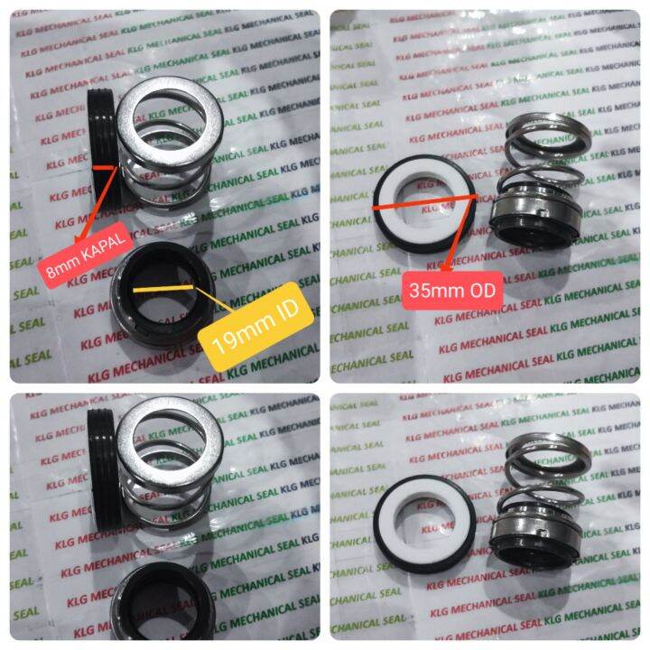 Mechanical seal 19mm x 35od x 8 Long spring water pump | Lazada PH