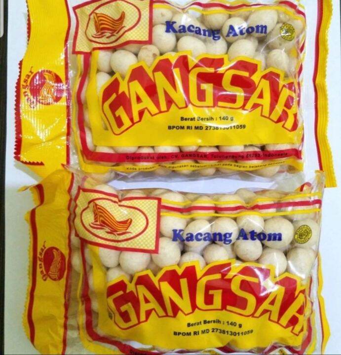 Kacang Atom Gangsar 140 gr enak dan Gurih | Lazada Indonesia