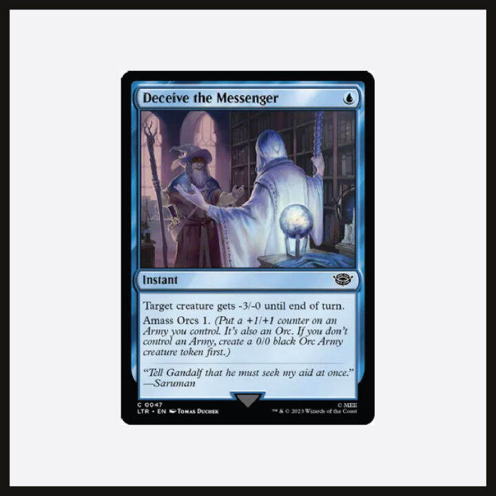 [MTG][Instant][Blue] Deceive the Messenger (Foil) [Magic: The Gathering ...