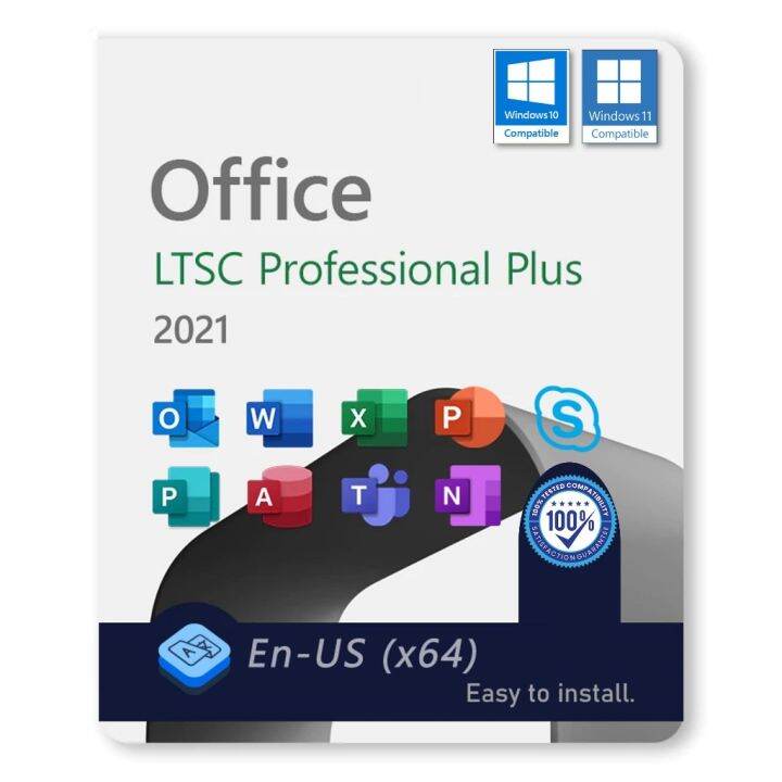 Microsoft Officials LTSC Pro Plus 2021 Lifetime Use | Lazada PH