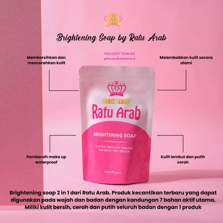 Brigtening soap ratu arab | Lazada Indonesia
