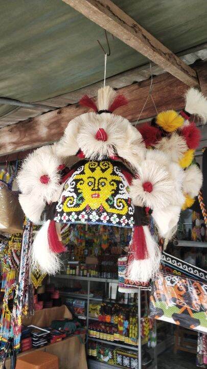 Topi Laki-laki Dewasa Bluko Adat Dayat Kalimantan. | Lazada Indonesia