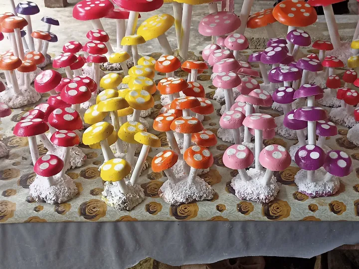 Cendawan simen hiasan taman | Lazada