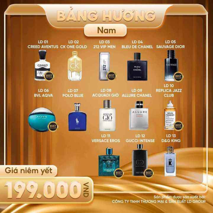 Nước hoa nữ LD PERFUME OIL mã LD 15 | Lazada.vn