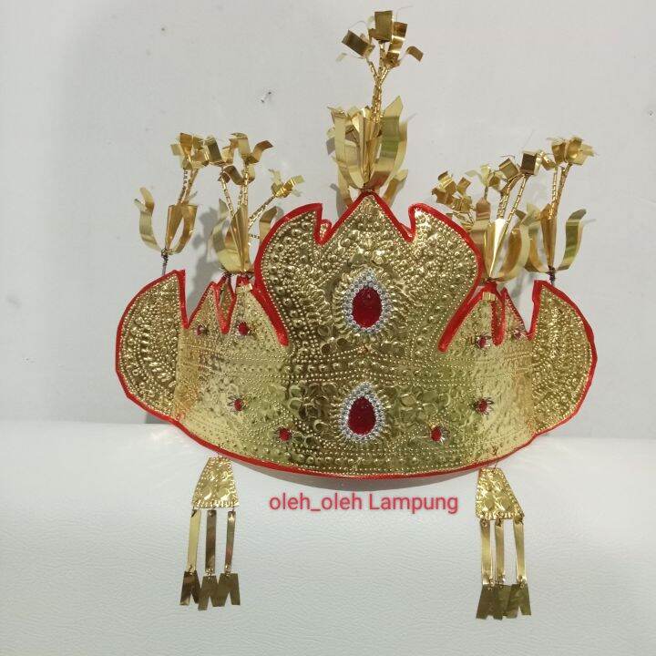 Siger Lampung#siger Lis merah#mahkota adat Lampung #siger cewek#kostum ...