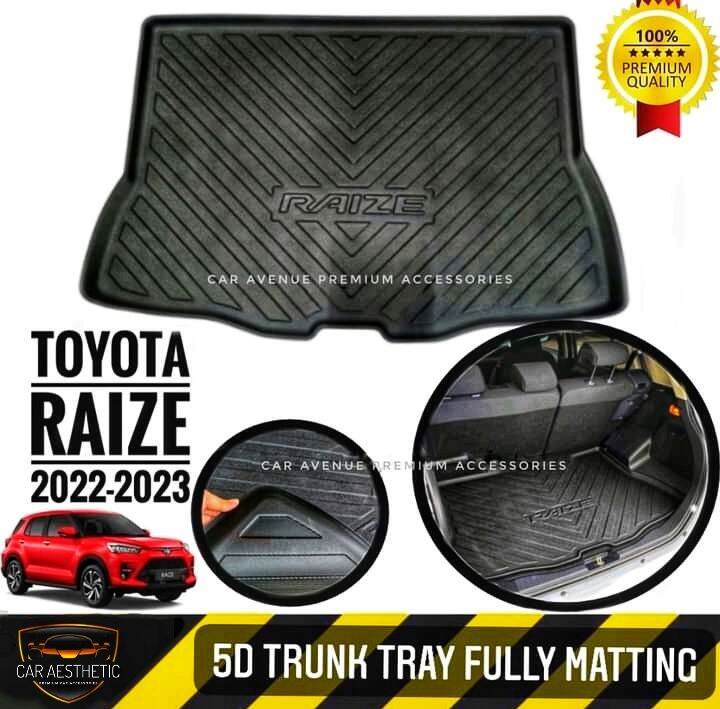 TOYOTA RAIZE OEM 5D CARGO/TRUNK TRAY FULLY MATTING Fit For Toyota Raize ...