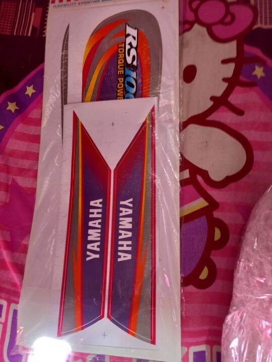 Rs 100 stickers Tank and sidecover | Lazada PH