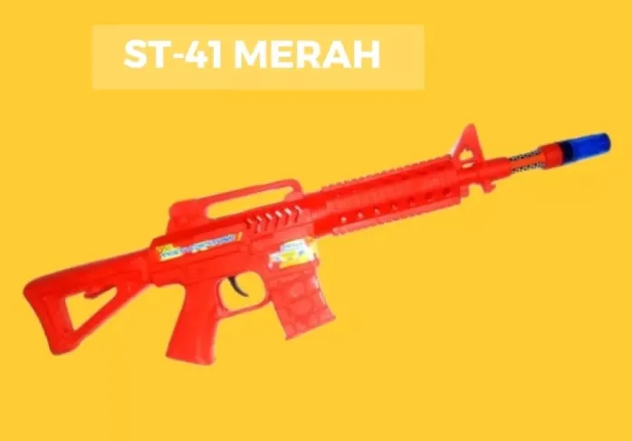 Pistol mainan anak AK 47 bisa bunyi tanpa baterai | Lazada Indonesia