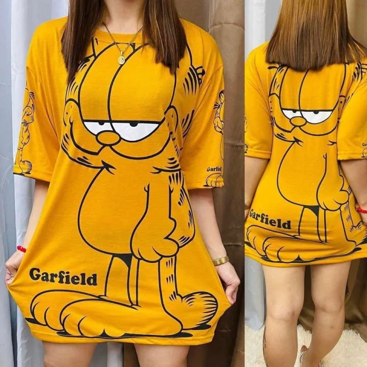 Garfield Oversize T-shirt | Lazada PH