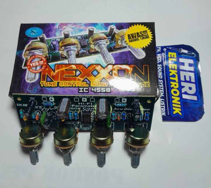 kit tone control mono+midrange NEXXON by scorpion | Lazada Indonesia