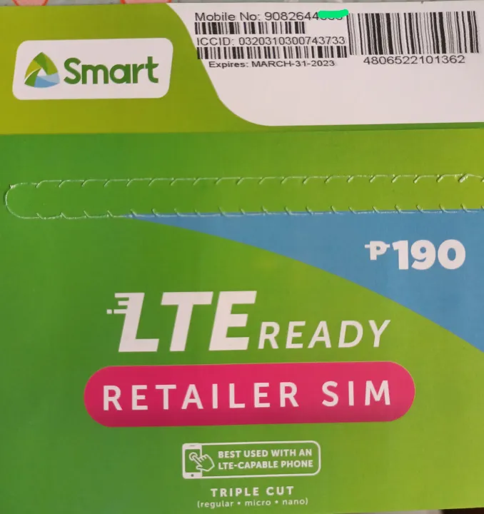 Smart LTE Ready Retailer SIM | Lazada PH