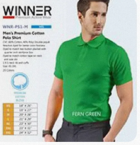 Winner Polo Shirt Honeycomb | Lazada PH