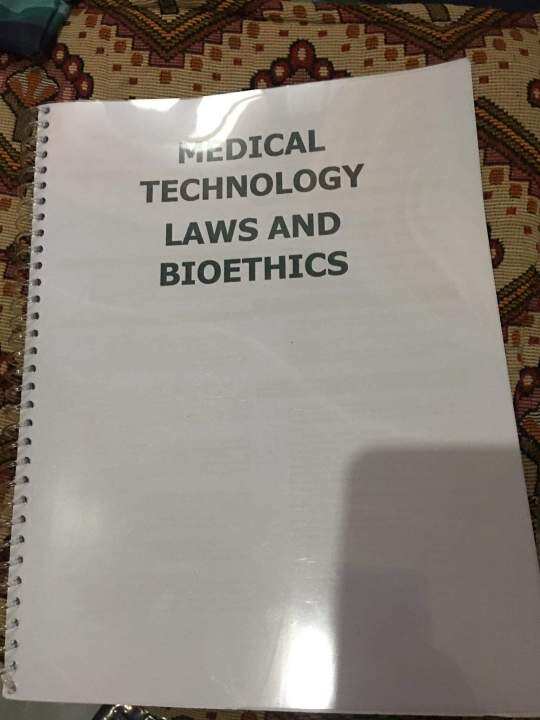 Medtech Laws and Bioethics Transes | Lazada PH