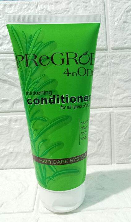 pregroe 4 in one thickening conditioner (200ml) | Lazada PH