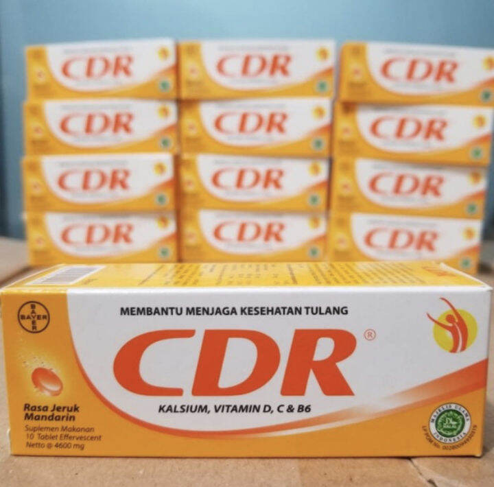 CDR EFFERVESCENT ISI 10 TABLET (READY) | Lazada Indonesia