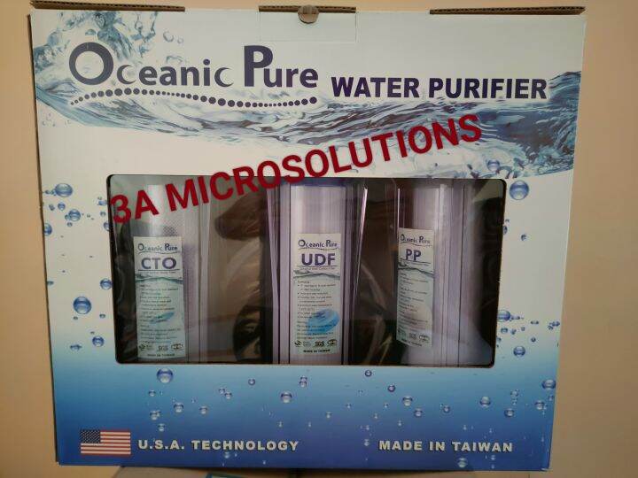 Oceanice Pure - 3 Stage Drinking Water Filter | Lazada PH