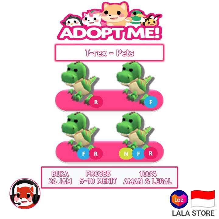 Adopt Me - T-rex - Roblox | Lazada Indonesia