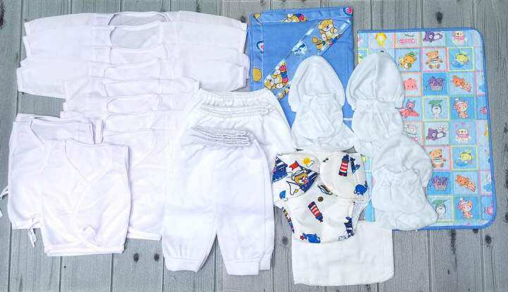 👶GAMIT SA PANGANGANAK NI MOMMY SET 46PCS BOY | Lazada PH