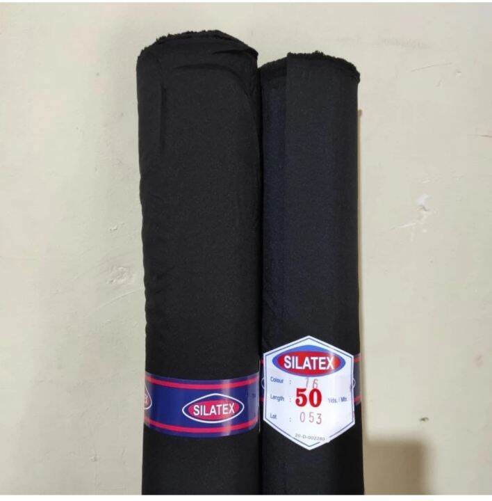 Kain Furing Asahi Hitam lebar 1,5 mtr harga ecer mtr an | Lazada Indonesia