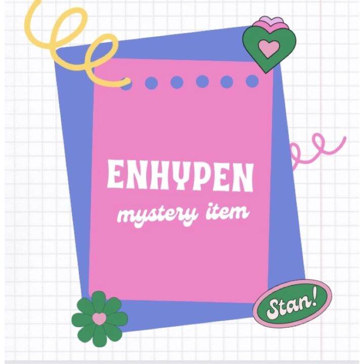 (OFFICIAL) ENHYPEN RANDOM MERCH | Lazada PH