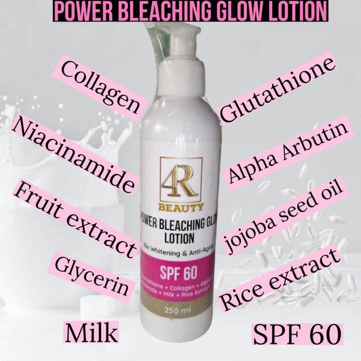 POWER BLEACHING GLOW BODY LOTION with SPF 60 | Lazada PH