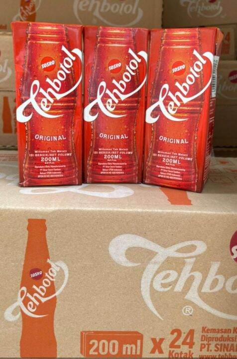 Teh botol sosro kotak 200ml | Lazada Indonesia