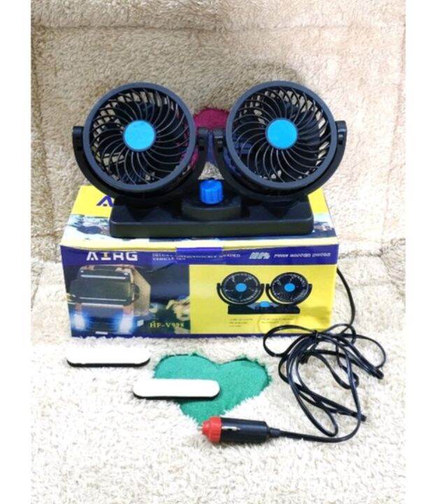 Kipas Angin Mobil Car Cooling Double Fan/Kipas Angin Mobil 12 Volt | Lazada Indonesia