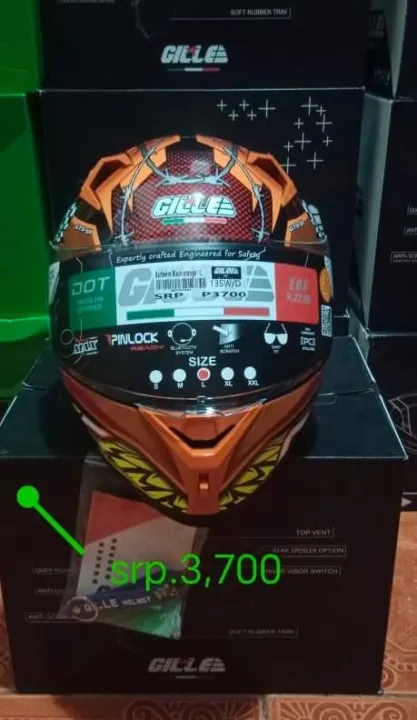 Gille fullface dual visor Gille half face dual visor Zebra fullface and ...