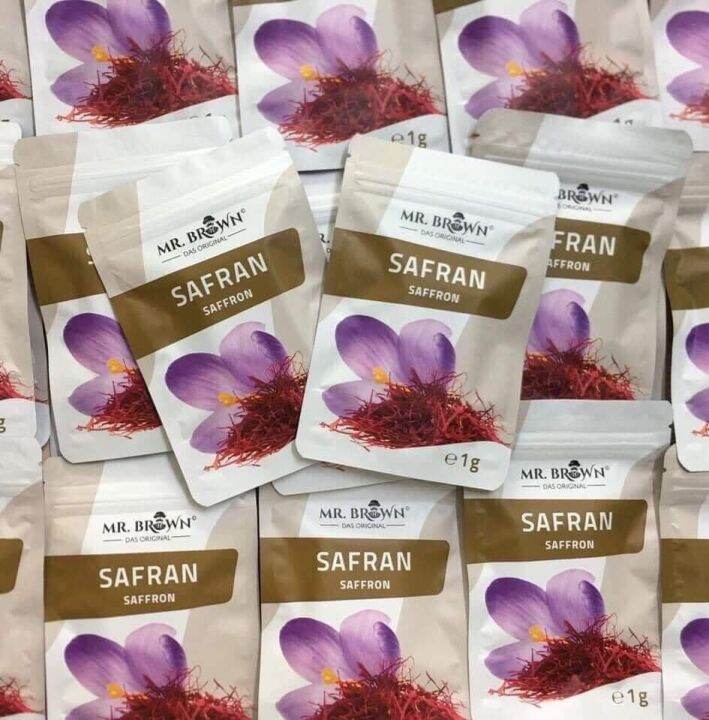 Nhuỵ hoa nghệ tây Mr.Brown Safran Saffron, 1g | Lazada.vn