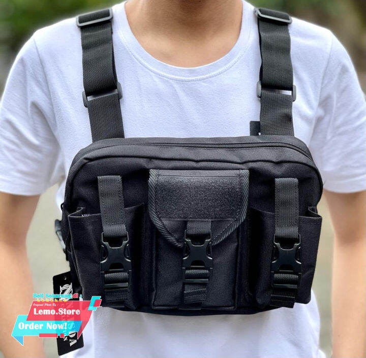 Tas Dada Pria Terbaru Tas Dada Rompi Tas Dada Chest Bag Chest Rig Bag ...