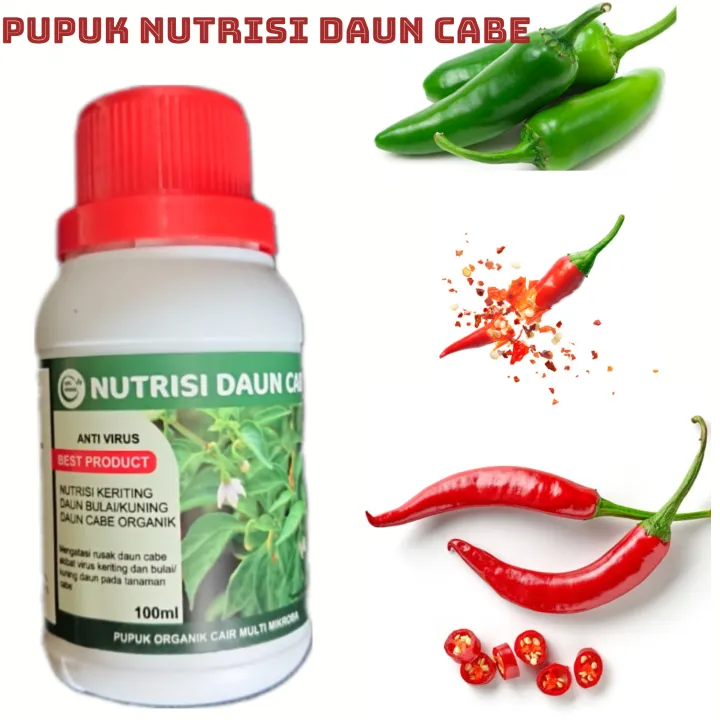 pupuk cair khusus cabai pupuk organik cabe rawit pupuk anti keriting jamur hama obat semprot ...