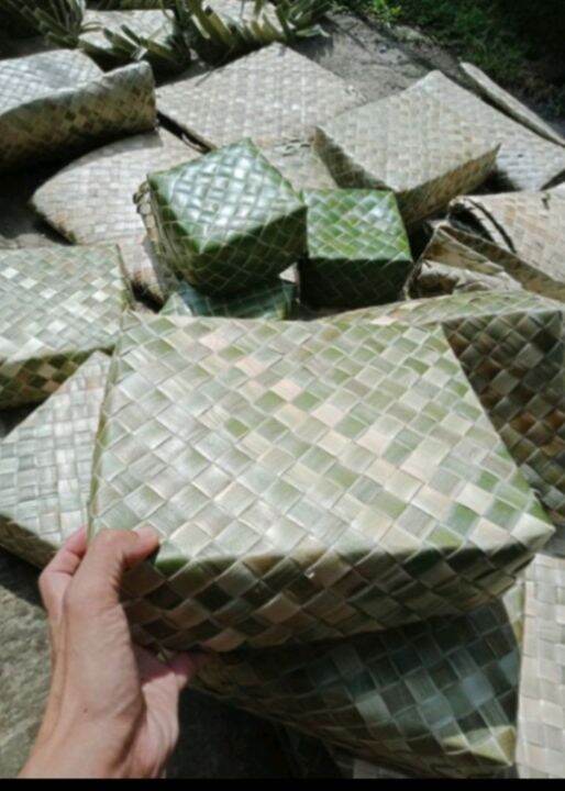 Tampipi pandan box Size 10×10×4 inches | Lazada PH