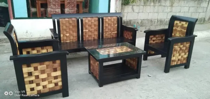 WEAVED SALA SET FULL SET WITH CENTER TABLE | Lazada PH