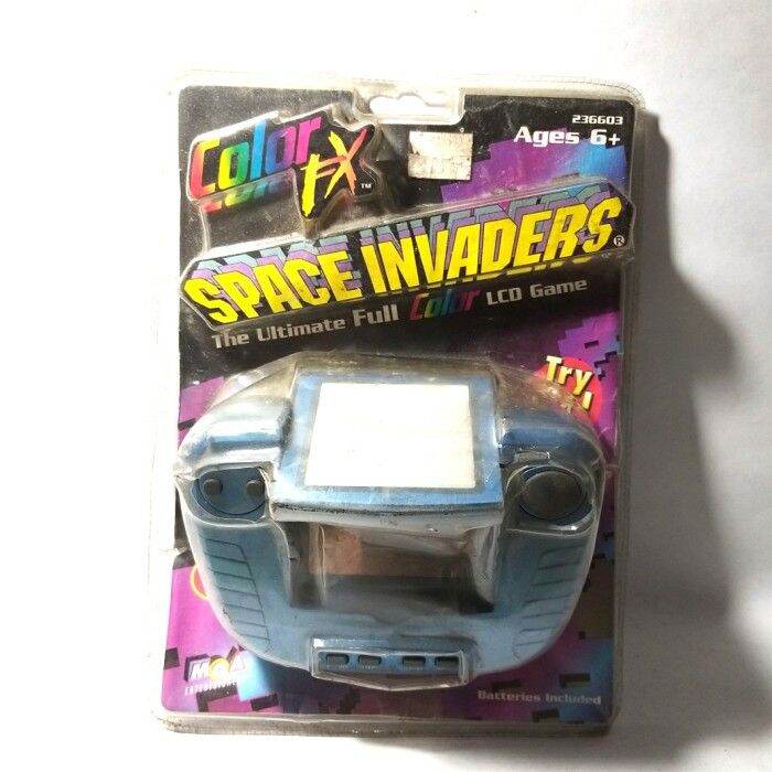 Game Watch Gimbot Gamebot Space Invaders 1999 Color Fx Taito MGA ...