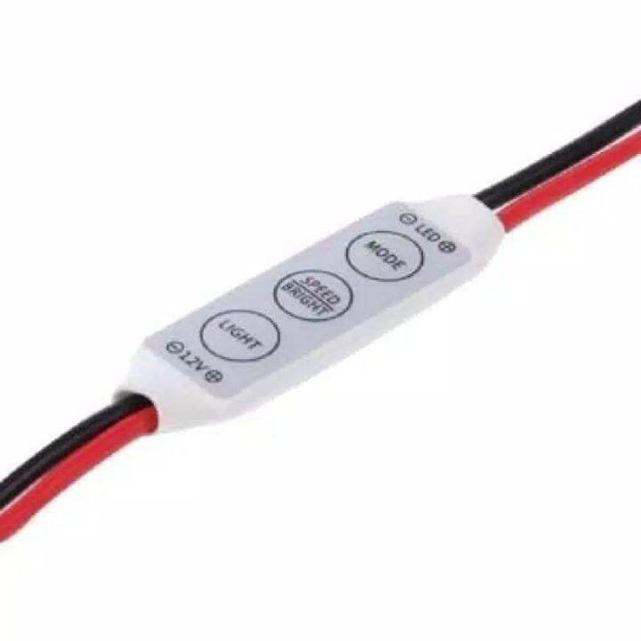 Modul led mini dimmer controller kedip strobo 6 mode 6 speed 12-24v 6a ...