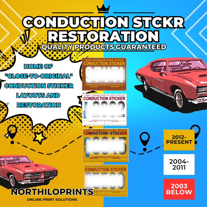 (PAIR) Conduction Sticker Restoration All year models | Lazada PH