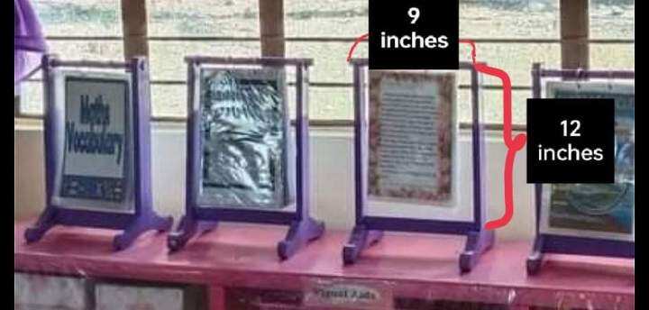 CUSTOMIZED READING CHART STAND | Lazada PH