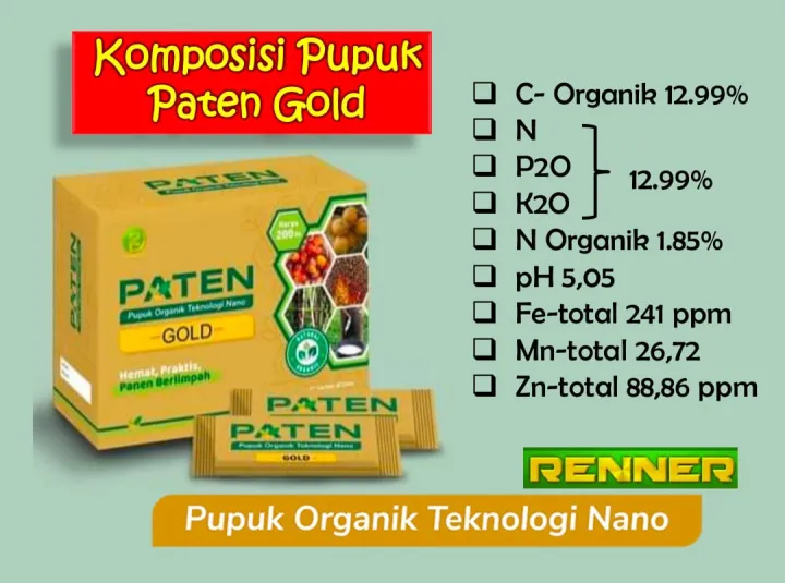 PUPUK PATEN GOLD SAWIT | Lazada Indonesia
