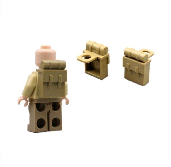 4pcs Lego Minifigures military backpack | Lazada PH
