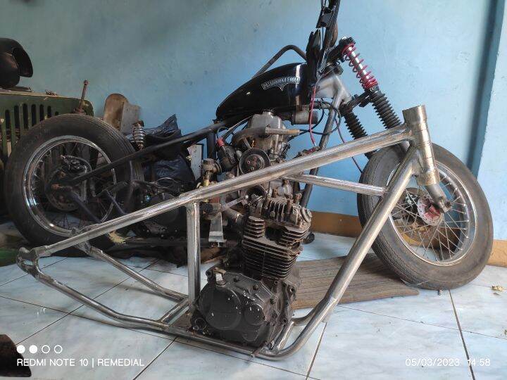 Rangka motor chopper untuk mesin 250cc kebawah | Lazada Indonesia